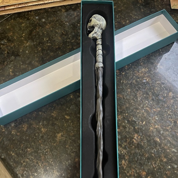 Other | Nwt Harry Potter Death Eater Interactive Skull Wand Nimbus Pin ...
